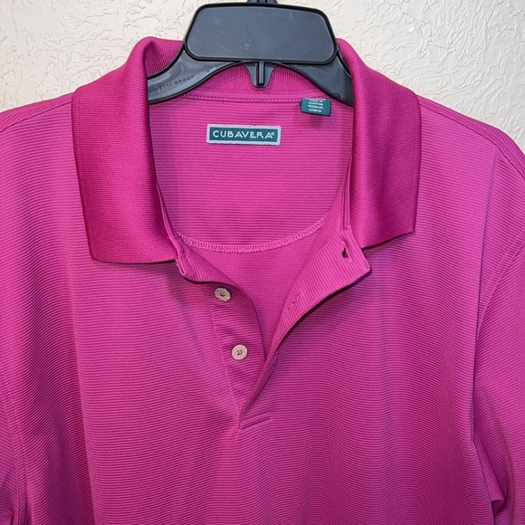 Cubavera | Shirts | Cubavera Mens Magenta Polo Shirt | Poshmark